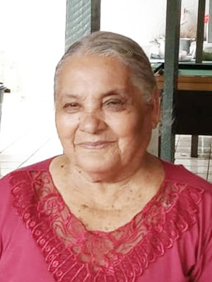Informo o falecimento de: MARIA LUIZ PEREIRA