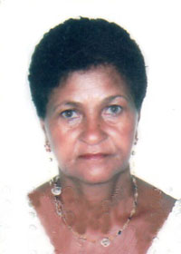 Informo o falecimento de: MARIA PASTORA DA CONCEIÇÃO CARIS