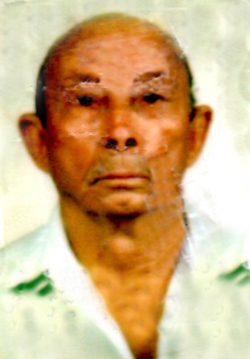 Informo o falecimento de: ANTONIO ANICETO DE JESUS